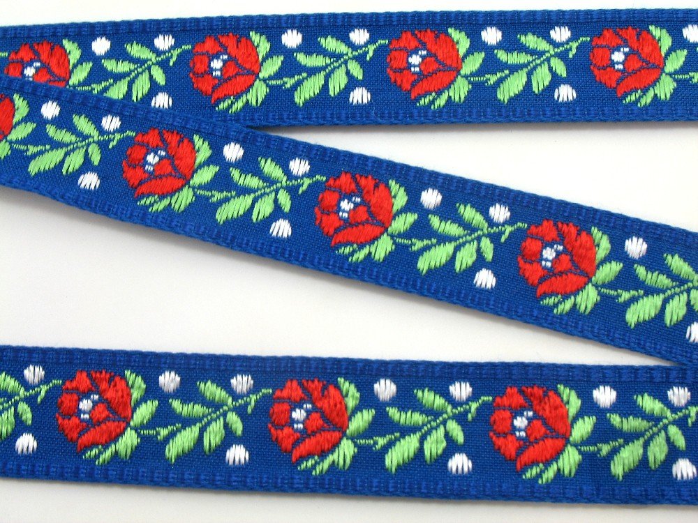Krojová stuha - modrá - šíře 1,8 cm :: Galanterie-eshop.cz