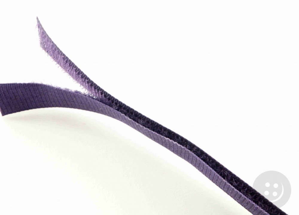 Sew-on velcro tape - dark purple - width 2 cm :: Sewing-knitting.eu